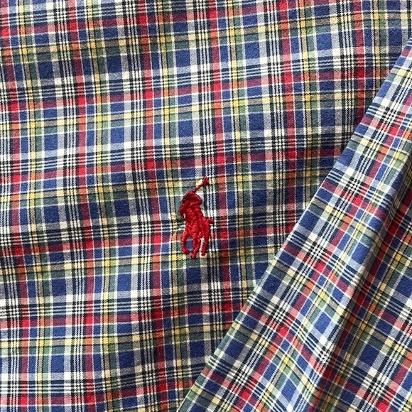Ralph Lauren | Shirts | Ralph Lauren Mens Xl Multi Colored Plaid Button ...